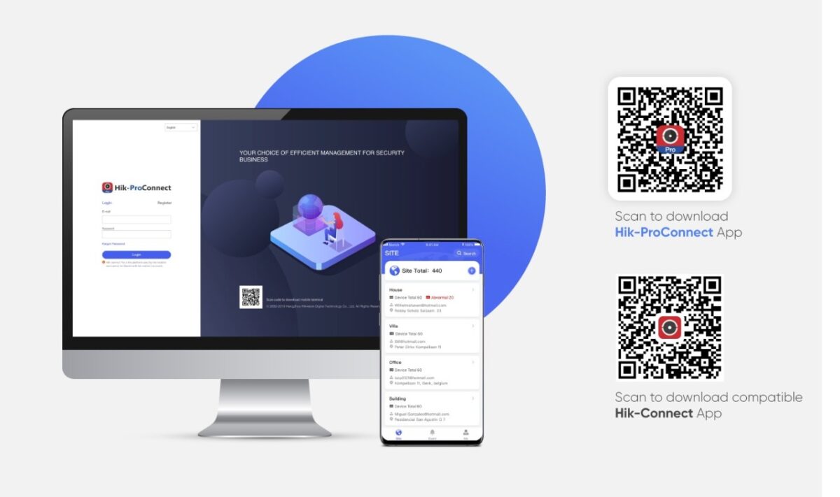 Il software Hikproconnect di Hikvision per l'installatore